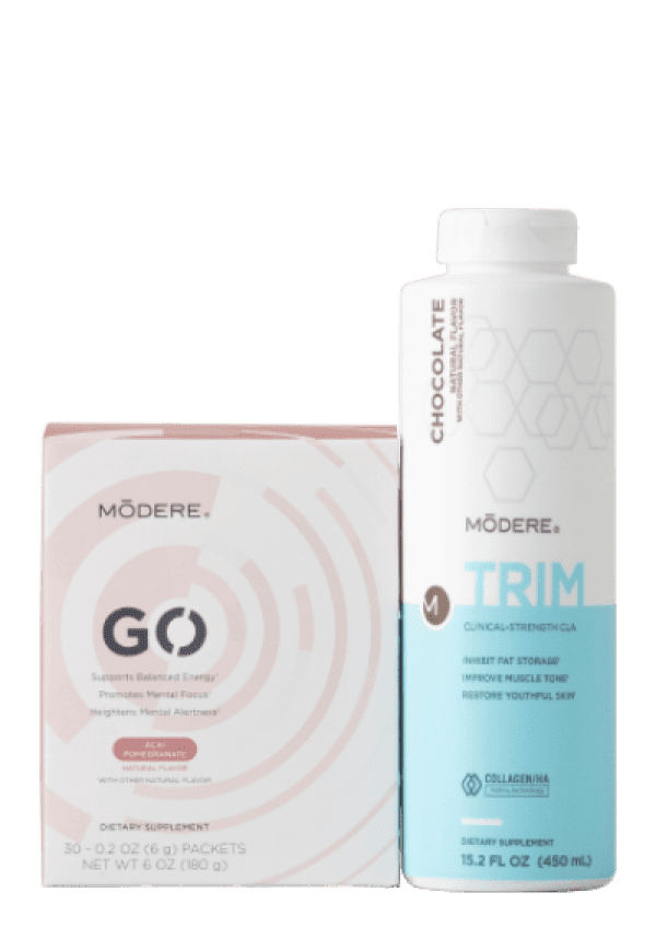 Modere Trim Chocolate + Go Acai Pomegranate - Biocell Guide